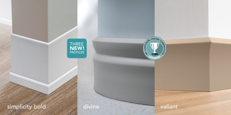 contours profiled wall base system - Roppe