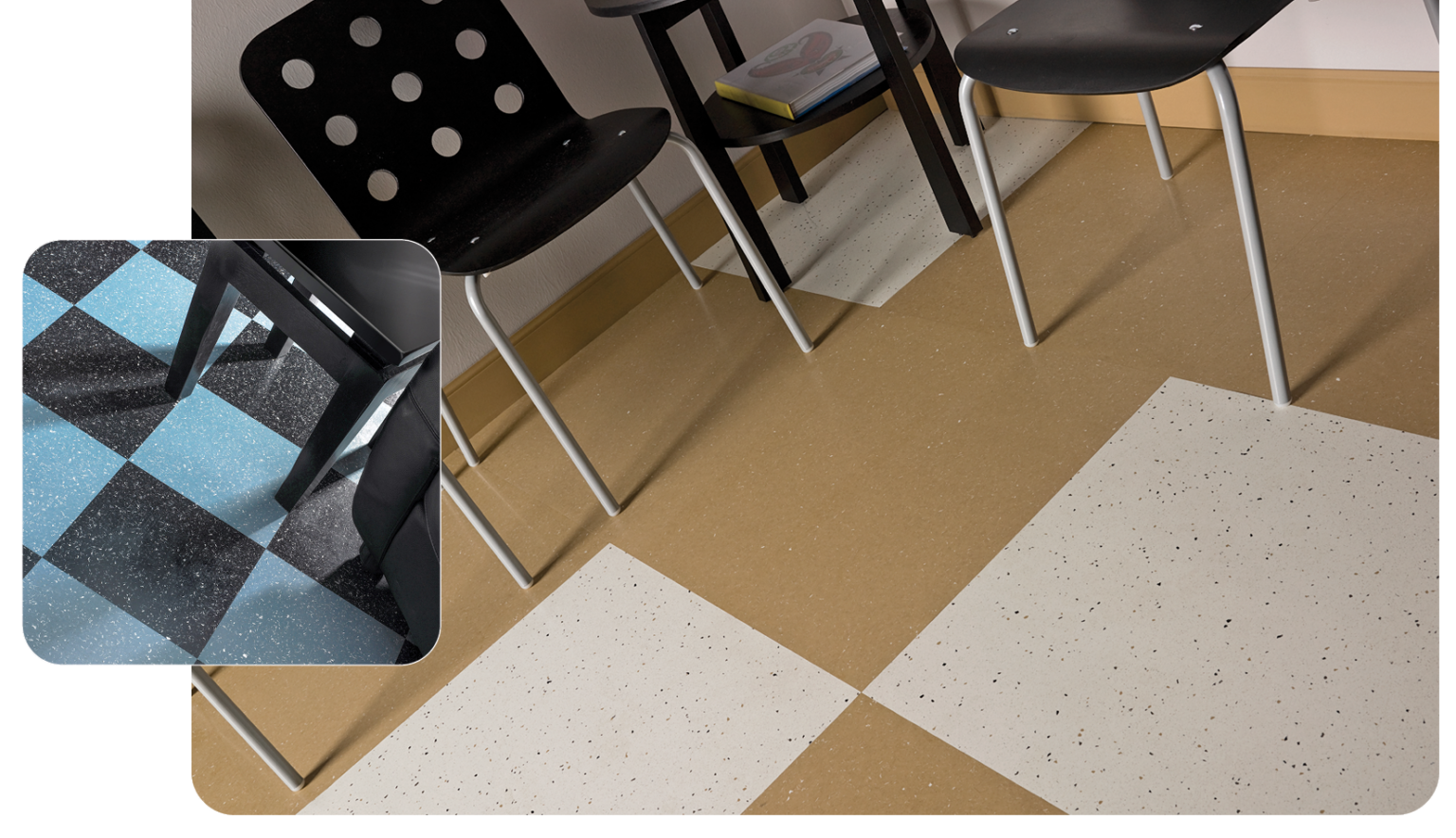 safeTcork vinyl tile - ORIG - Roppe